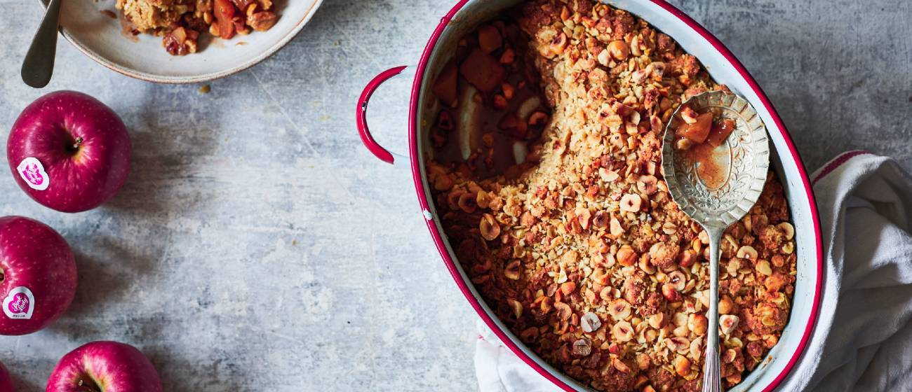 Ultimate Apple Crumble Recipe [Our Best Ever Crumble!] | Pink Lady®